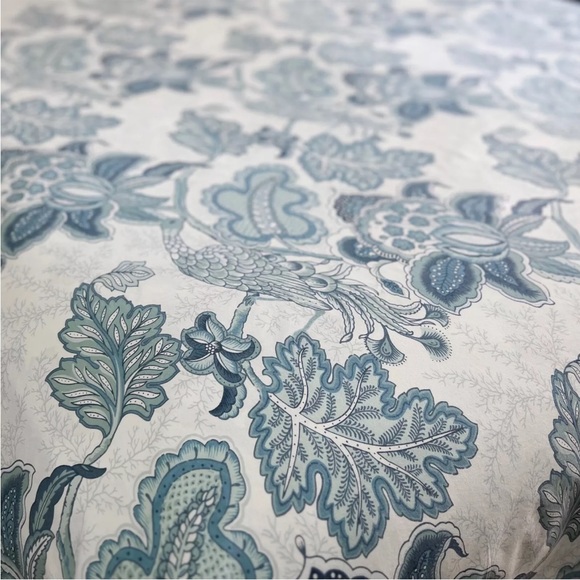 Pottery Barn | Bedding | Pottery Barn Paige Palampore Floral Blue ...
